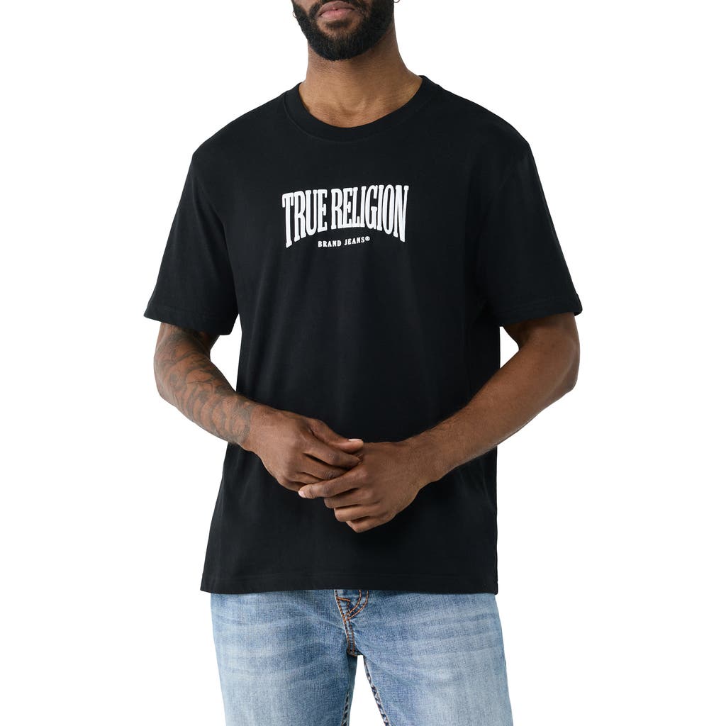 TRUE RELIGION BRAND JEANS tiger logo cotton graphic t-shirt